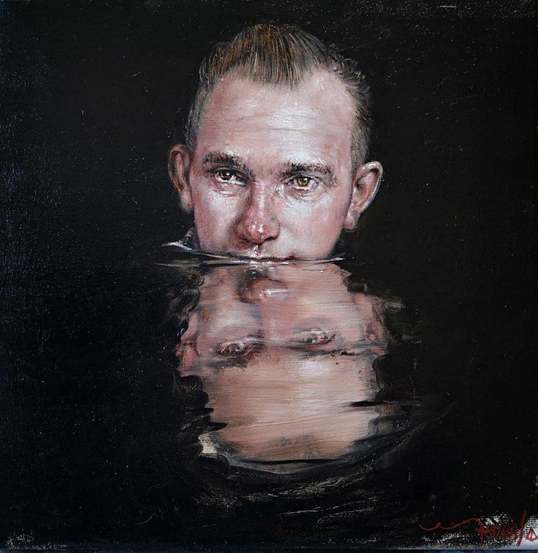 Eddy Stevens - Het Hedendaags Verleden K209 Contemporary Past Oil on Linnen Painting Surrealist ...