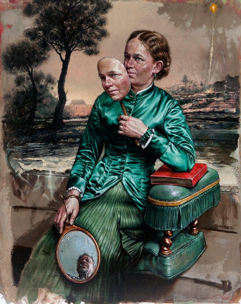 Eddy Stevens - Human Condition no. 12 Oil Painting on Canvas Surrealist ...