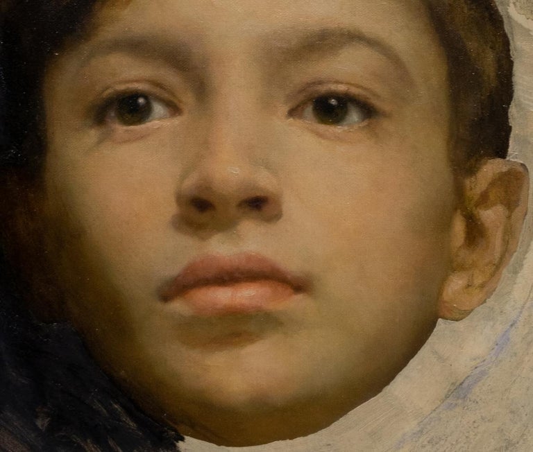 Edel Lugones - Alejandro, Oil/Linen, Figurative Painting , Cuban ...