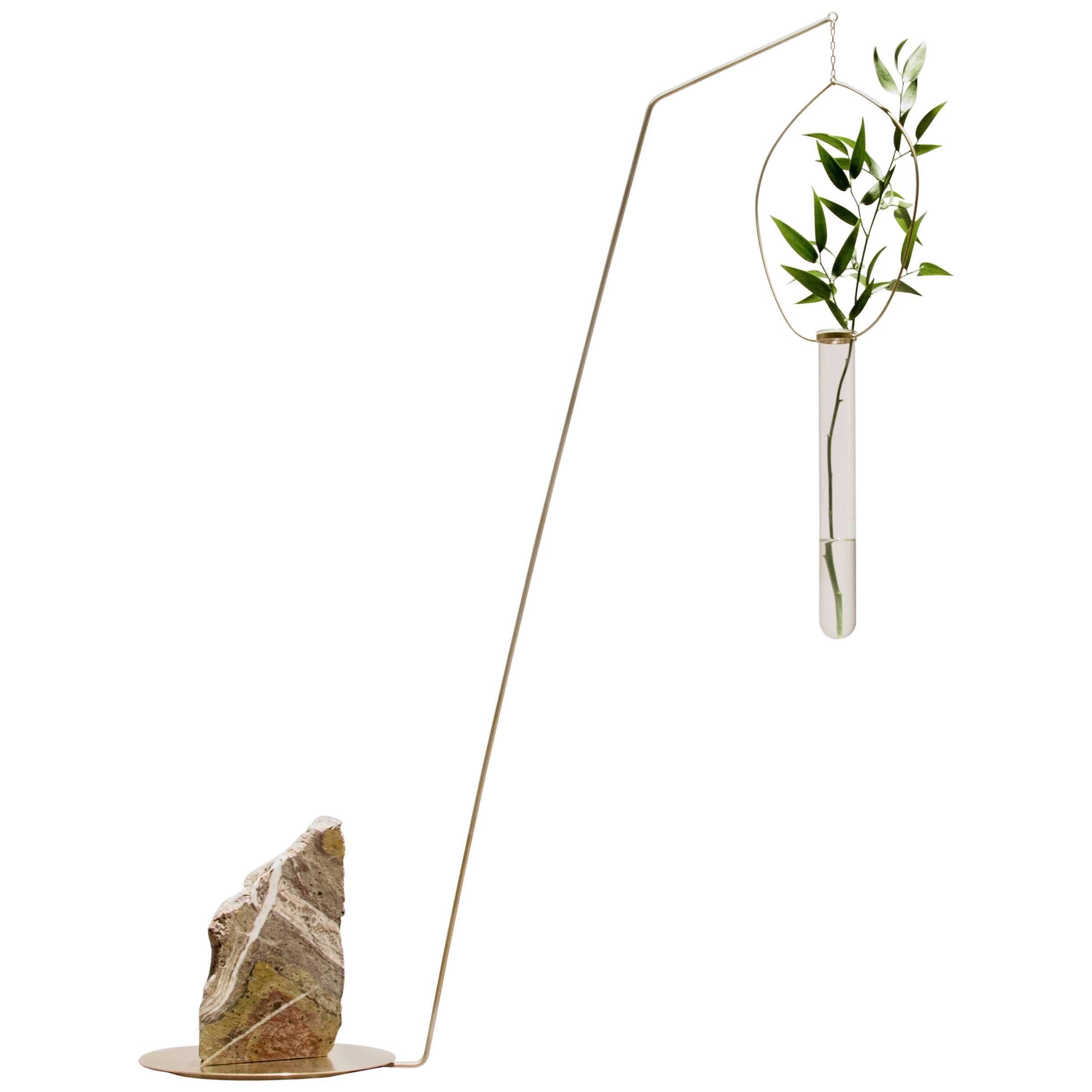 Eden Brass Floating Vase, Agustina Bottoni at 1stDibs