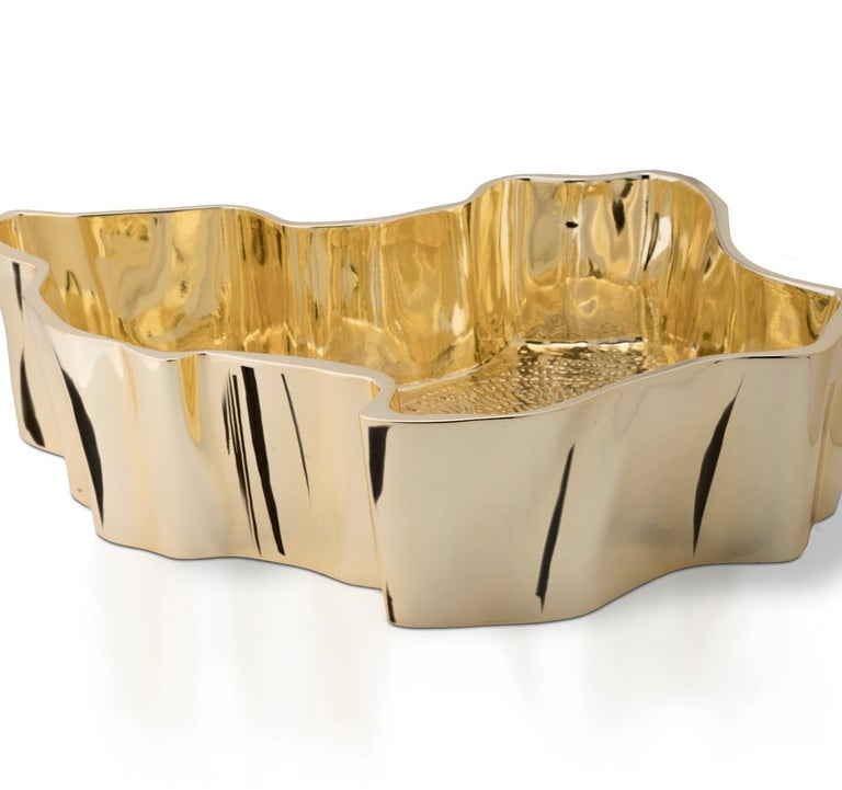 Modern Eden in Gold-Plated Vessel Sink by Maison Valentina For Sale at ...