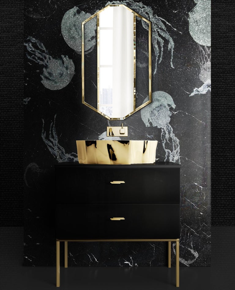 Modern Eden in Gold-Plated Vessel Sink by Maison Valentina For Sale at ...