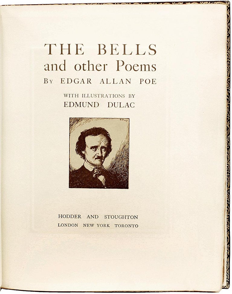 Edgar Allan POE. The Bells and Other Poems. LIMITED EDITION SIGNED BY ...