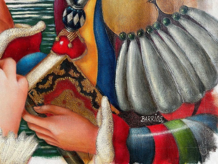 Edgar Barrios - Edgar Barrios ** Adomeitis Temptation **Original Oil On ...