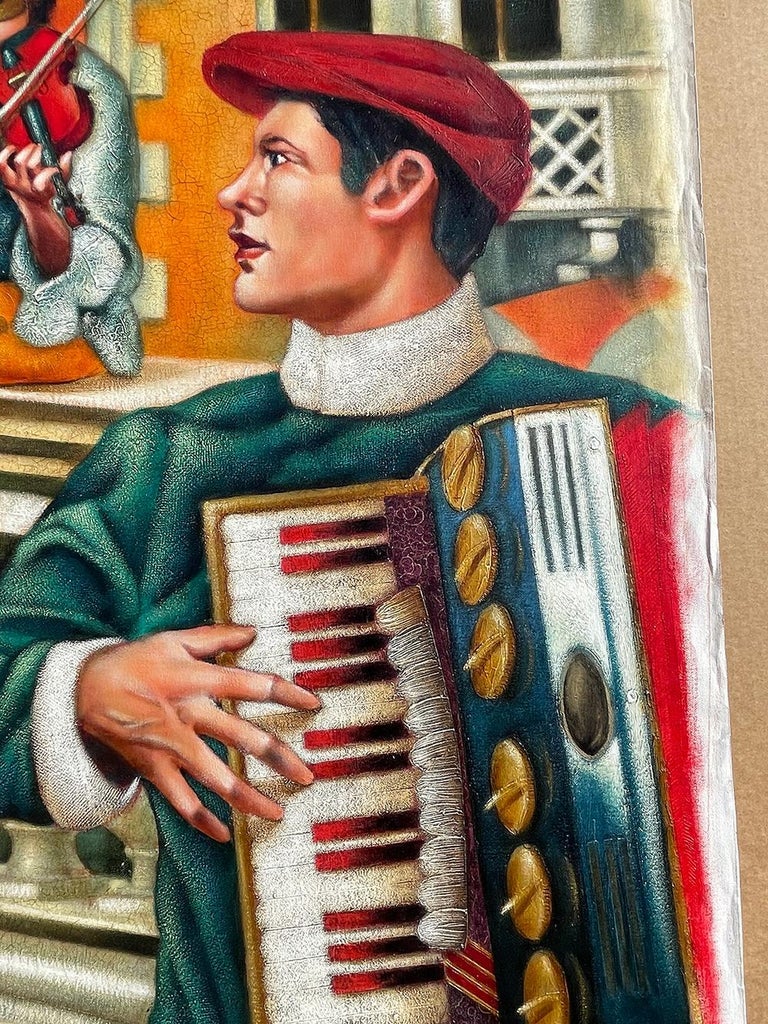 Edgar Barrios - Edgar Barrios ** Bohemian Venice I **Original Oil On ...