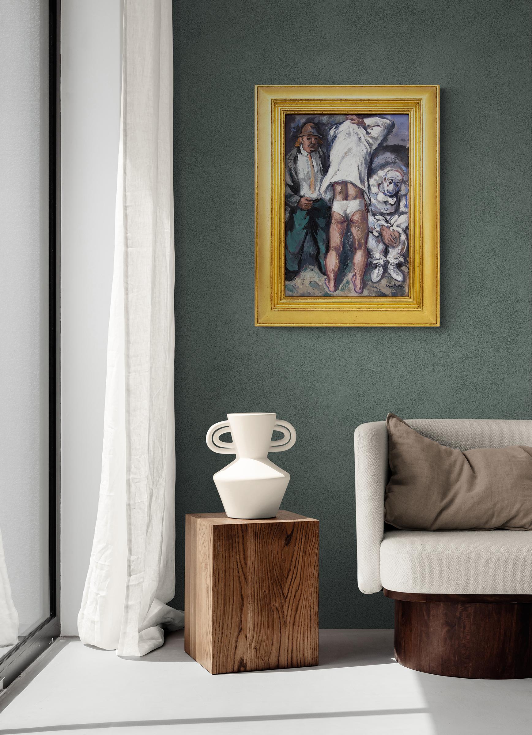 Edgar Britton - Clown's Dressing Room, 1940s American Modernist Circus ...