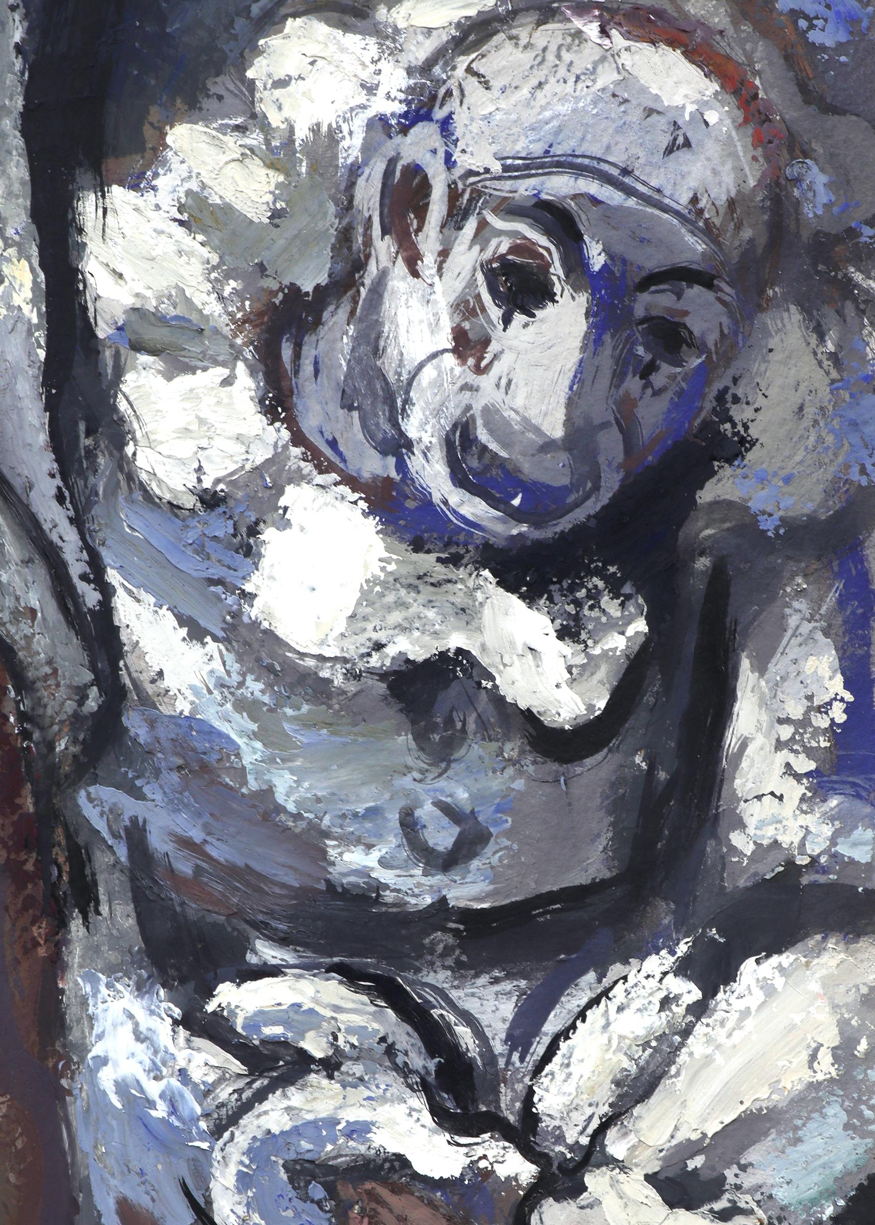 Edgar Britton - Clown's Dressing Room, 1940s American Modernist Circus ...