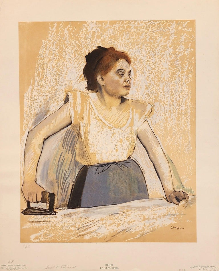 La Repasseuse (Esther Gentle Reproduction) For Sale at 1stDibs
