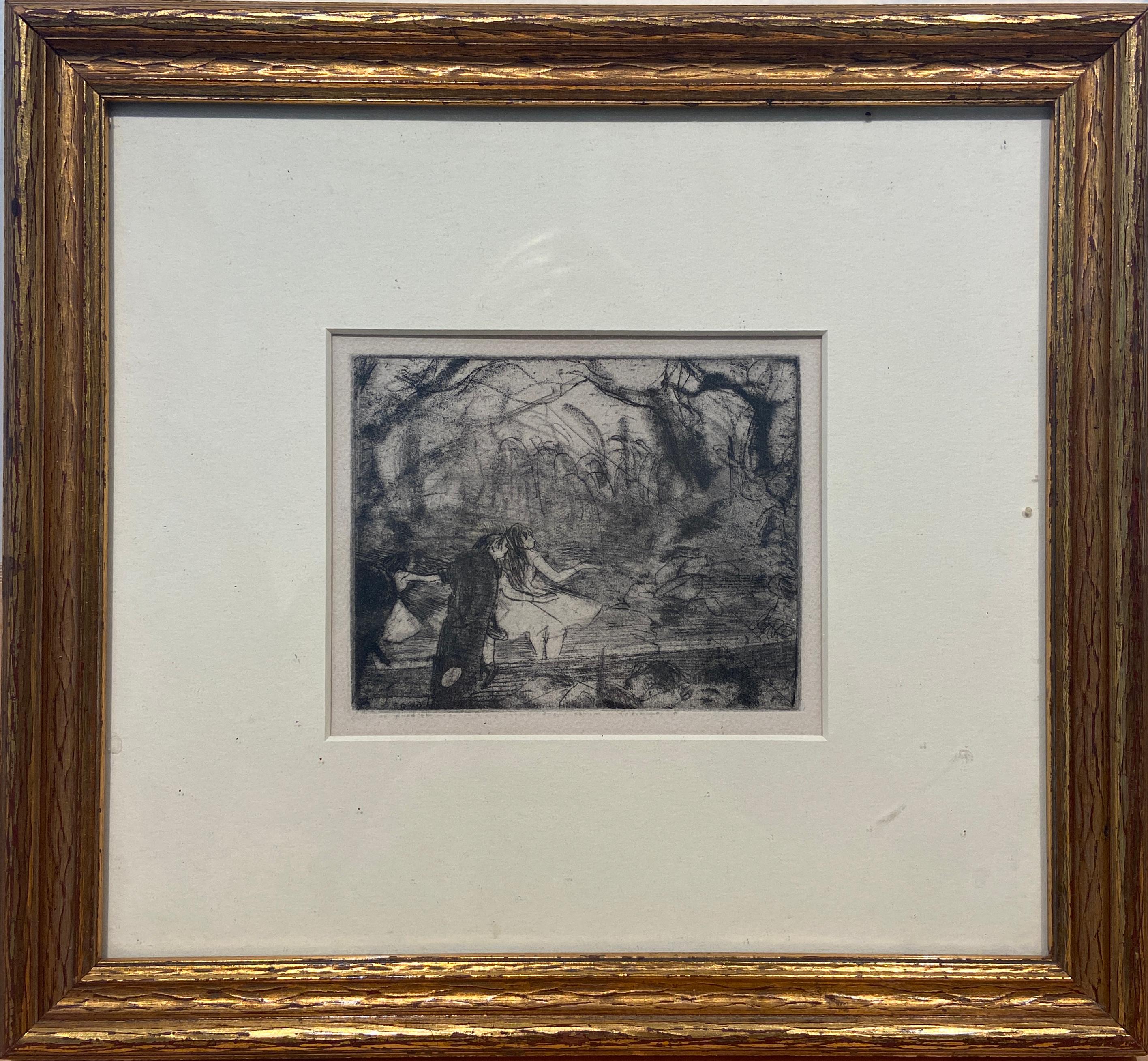 Edgar Degas - Soft Ground Etching, On Stage, 1887 by Edgar Degas For ...