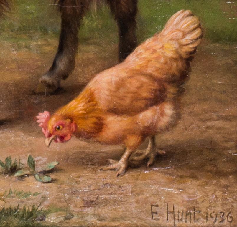 Edgar Hunt - Farmyard companions at 1stDibs | edgar hunt artist ...