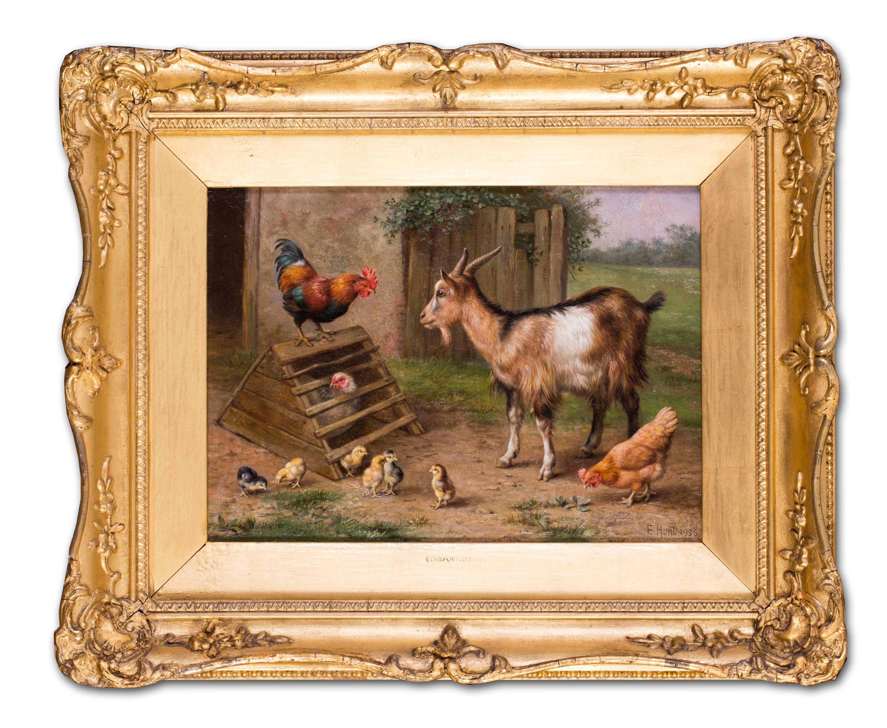 Edgar Hunt - Farmyard companions at 1stDibs | edgar hunt artist ...