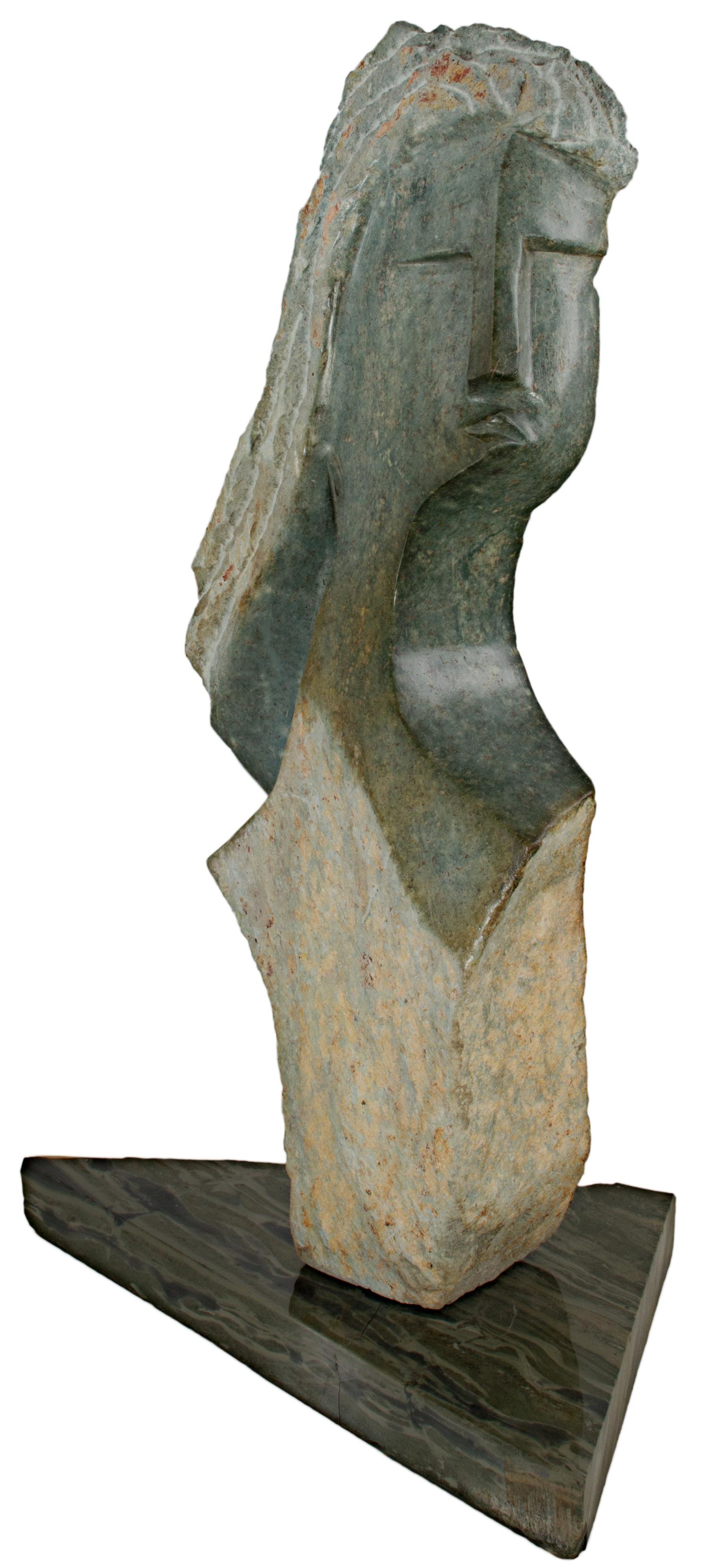 Abstract Stone Faces