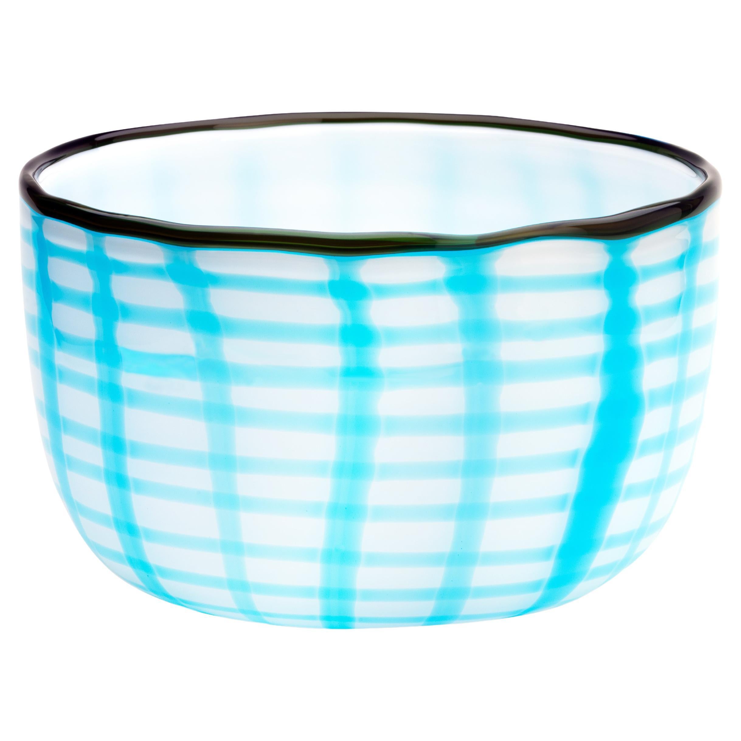 Edie Light Blue Bowl by Purho For Sale at 1stDibs