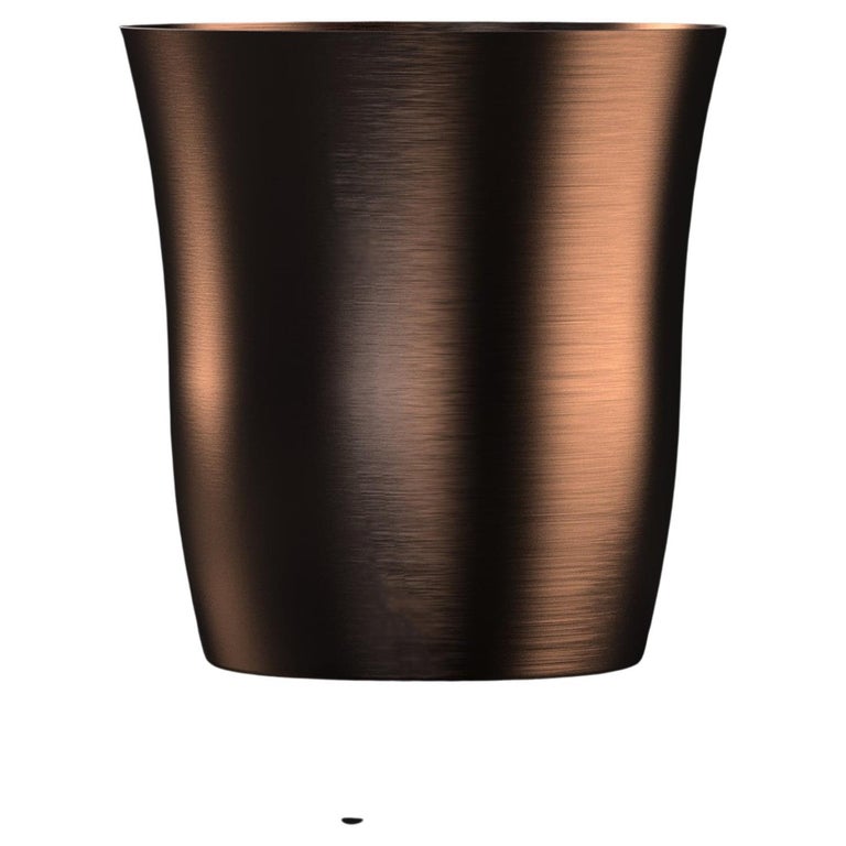 Edimate Genuine Copper Champagne Bucket Flared Edge, Handmade in France ...