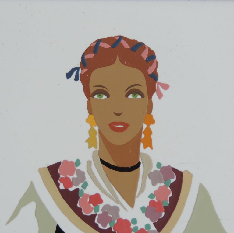 Edina Altara Traditional Dress Tiles, Italy, 1940s at 1stDibs | gio ...