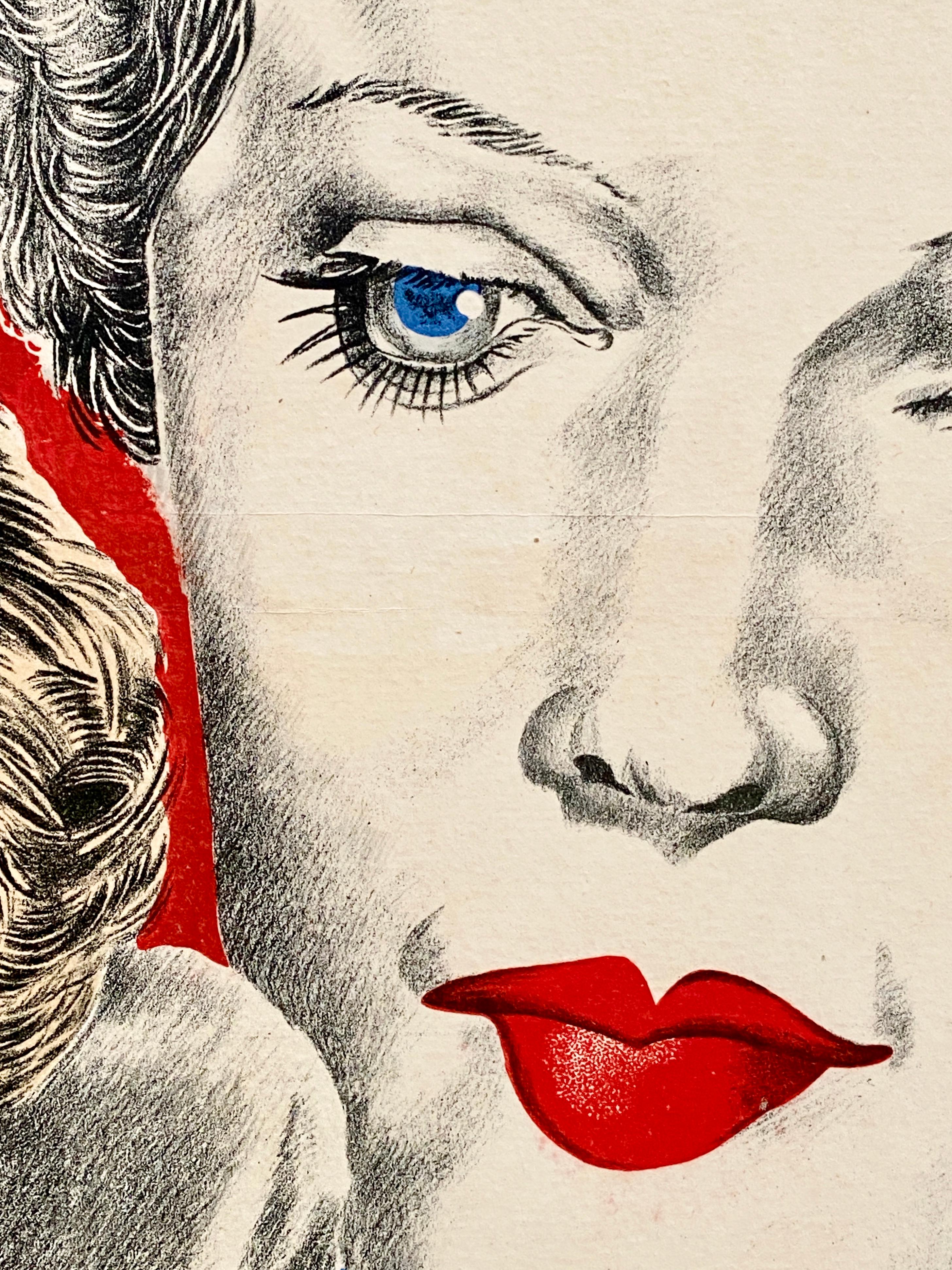 'Edison the Man' Original Vintage Movie Poster, Russian, 1944 at 1stDibs