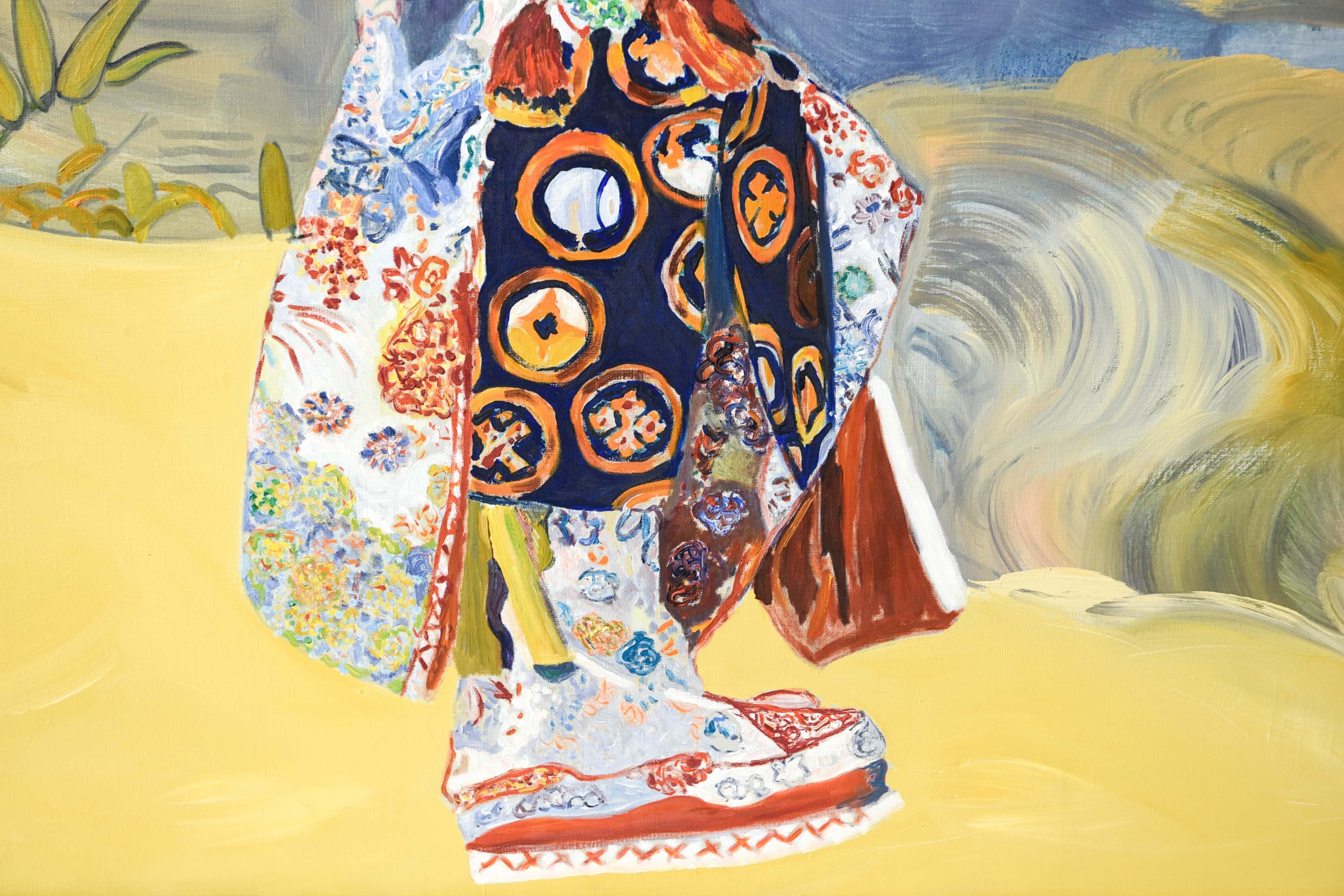 Edith Goldman Modern Oil on Canvas For Sale at 1stDibs