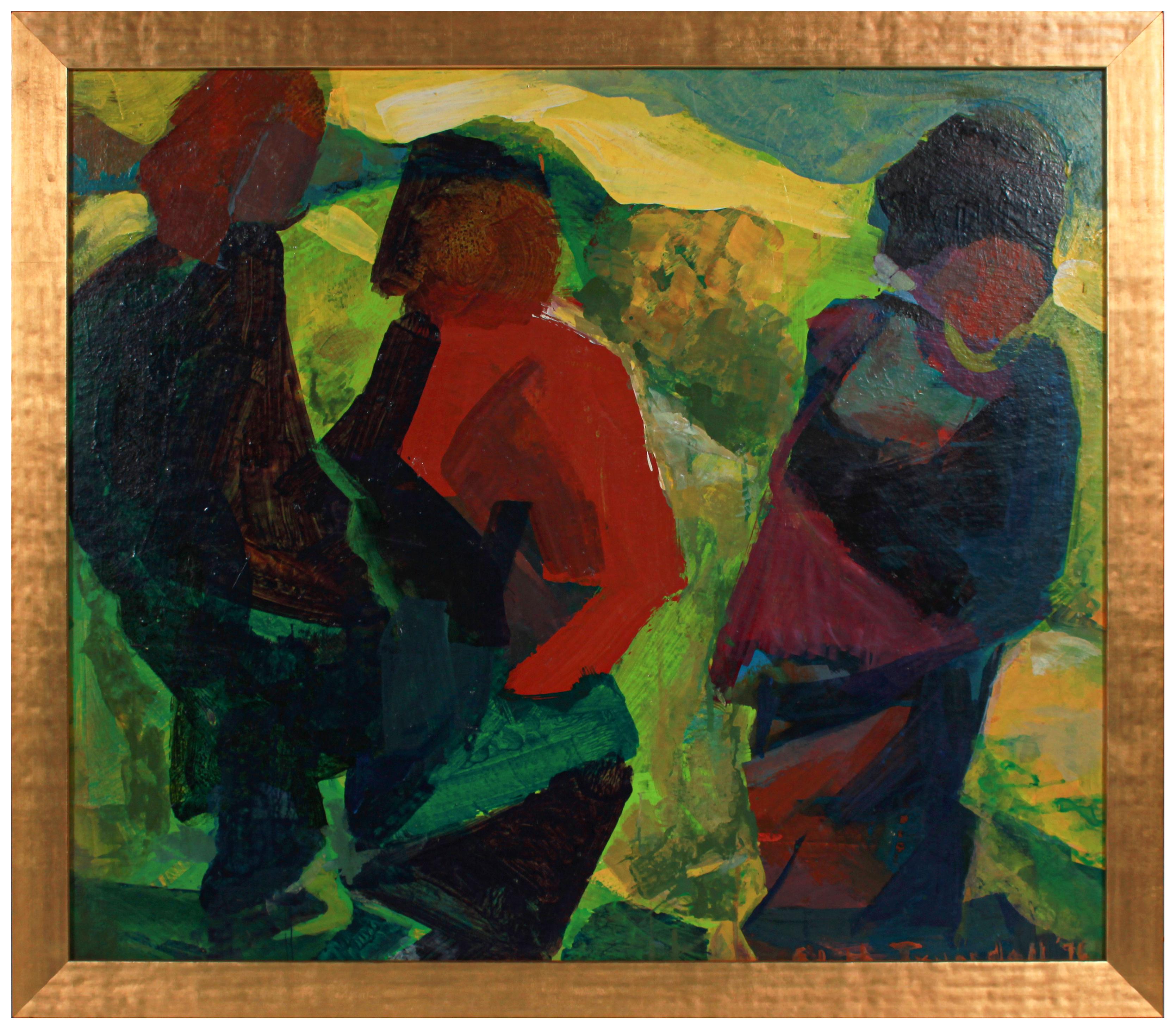 Edith Park Truesdell - "Maine Farm House" 1977 Acrylic For Sale at 1stDibs