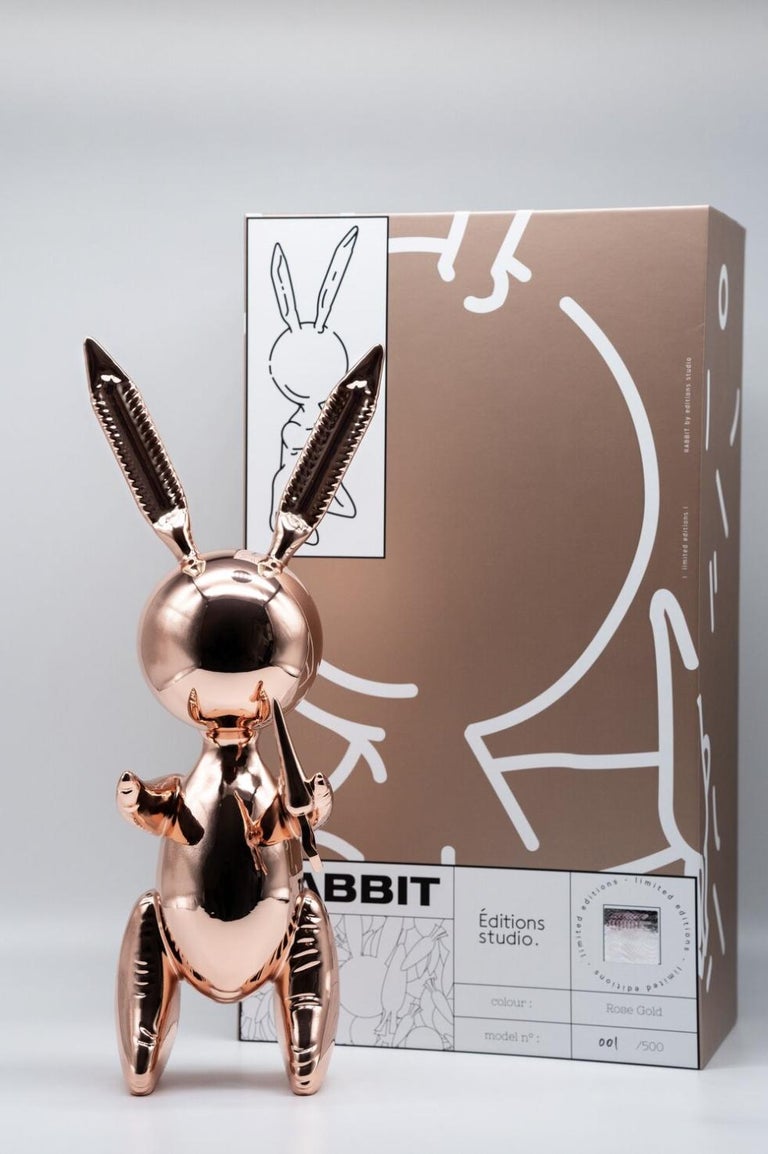 Edition studio - Balloon Rabbit (Rose Gold) XL For Sale at 1stDibs