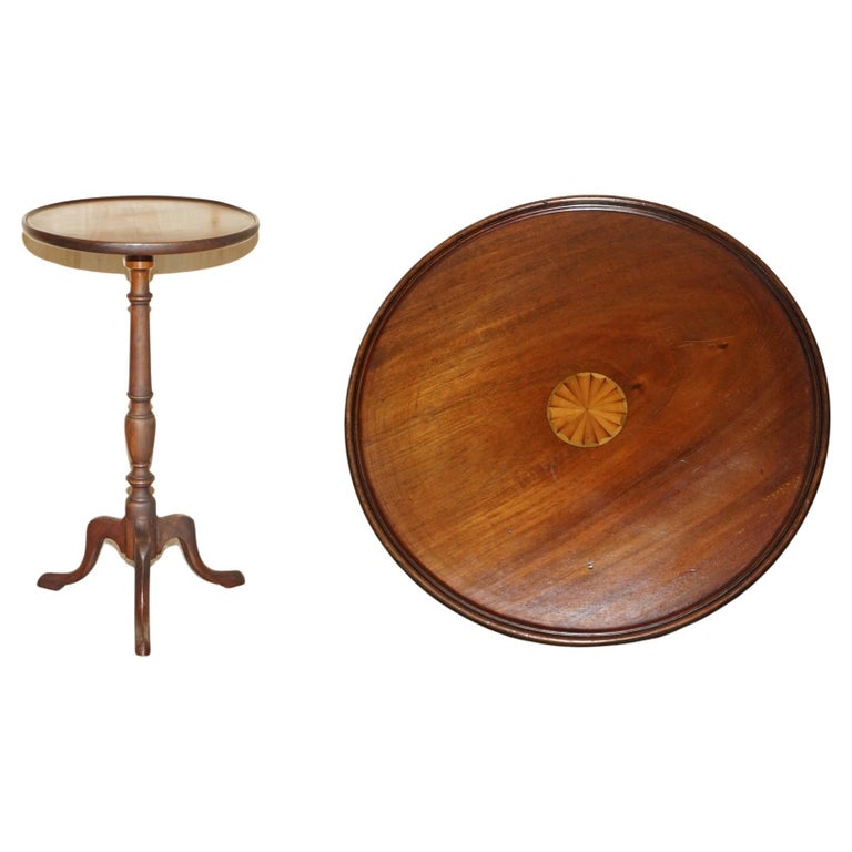 Lampe d'appoint vintage à trois pieds en bois de feuillus de style ...
