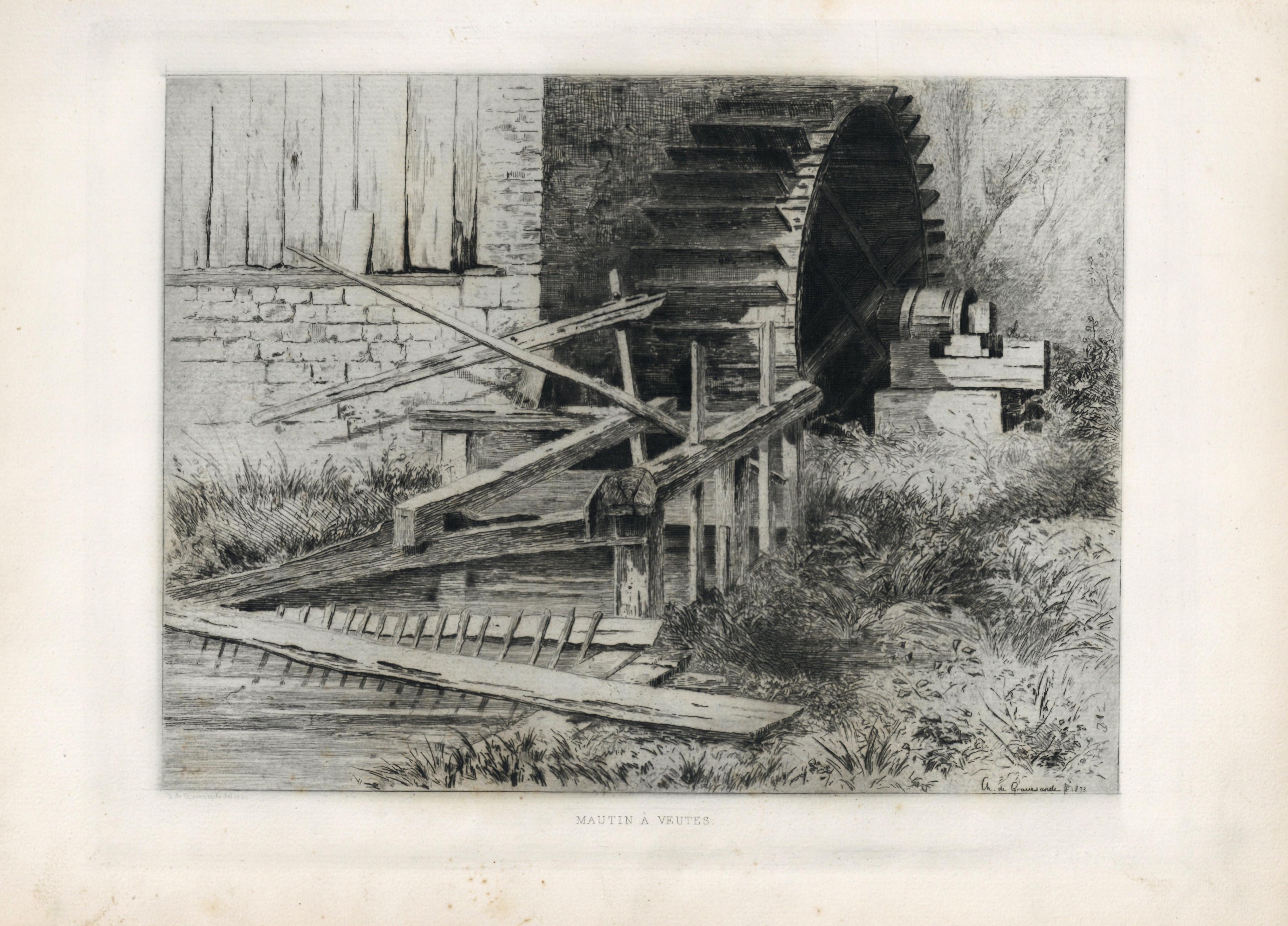 Edmond Charles Joseph Yon - "Bords De La Marne" original etching For ...