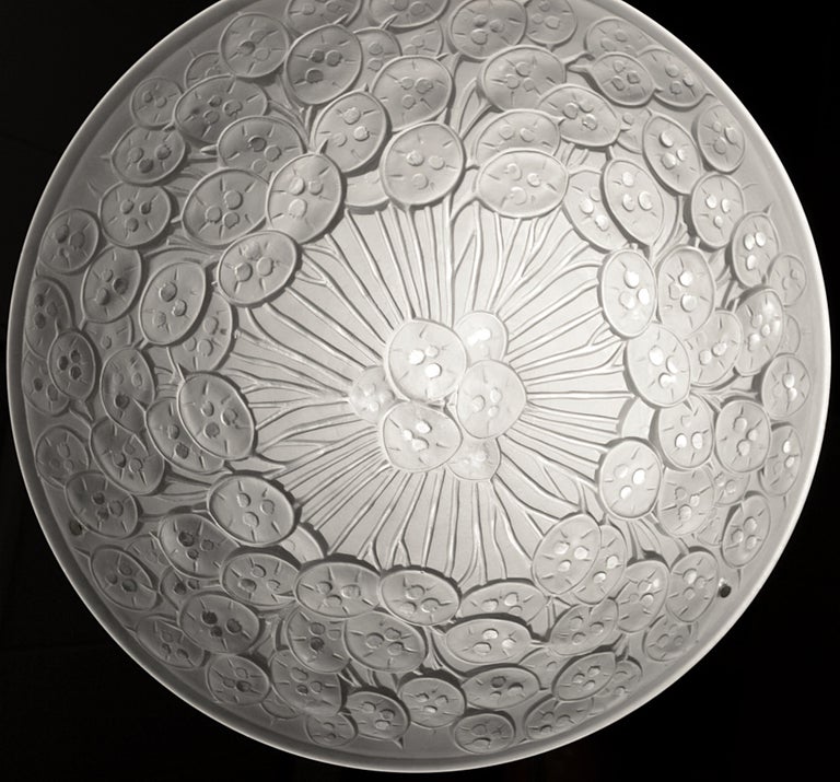 Edmond Etling Large French Art Deco Pendant Chandelier, 1920s at 1stDibs