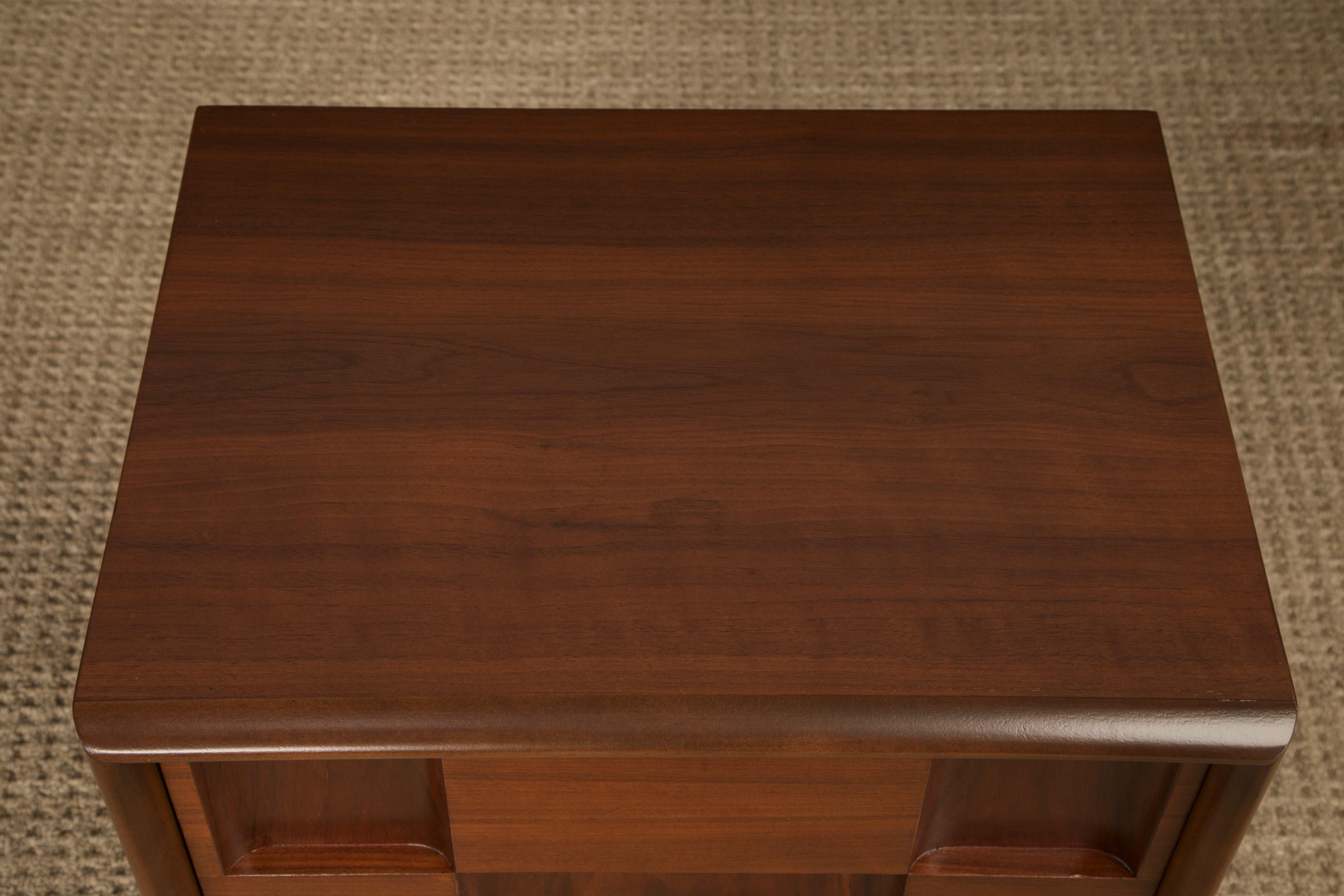 Edmond Spence Checkerboard Nightstands or End Tables, c 1950 Sweden ...