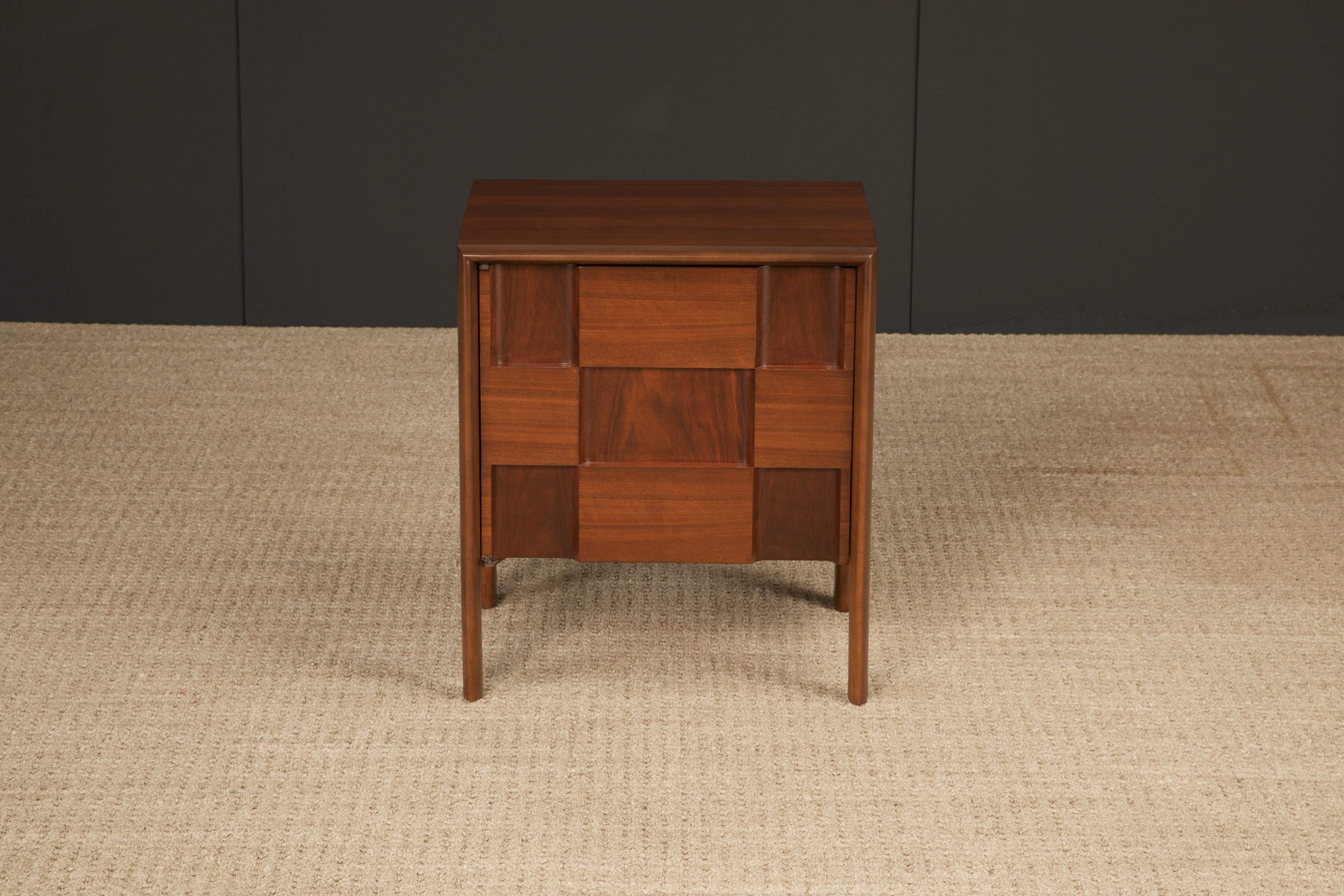 Edmond Spence Checkerboard Nightstands or End Tables, c 1950 Sweden ...