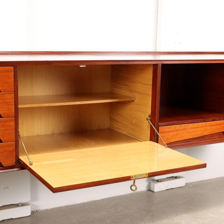Edmondo Palutari Hanging Sideboard for Dassi 1960s at 1stDibs