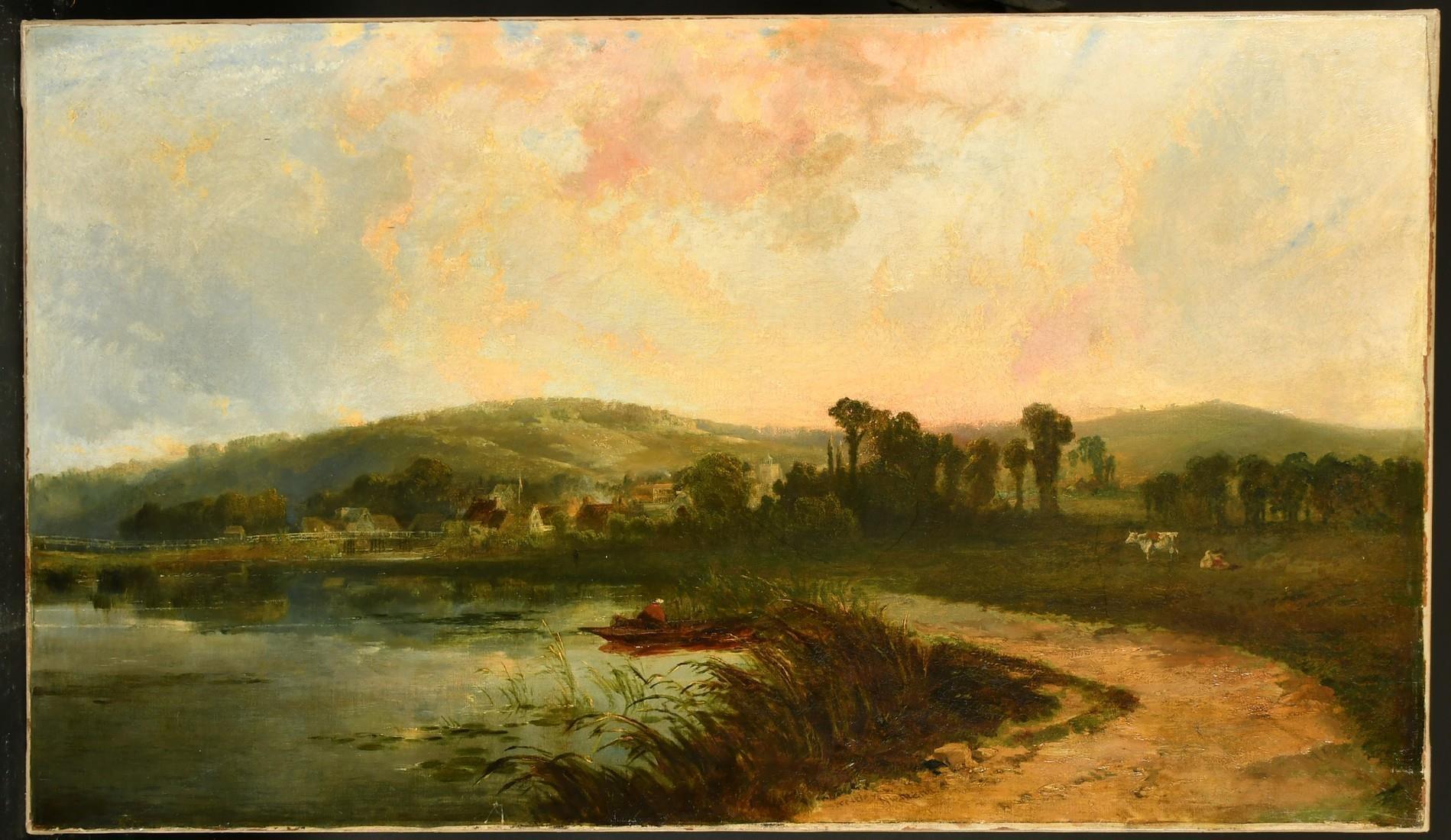 Edmund John Niemann - Huge Victorian British Signed Painting Tranquil ...