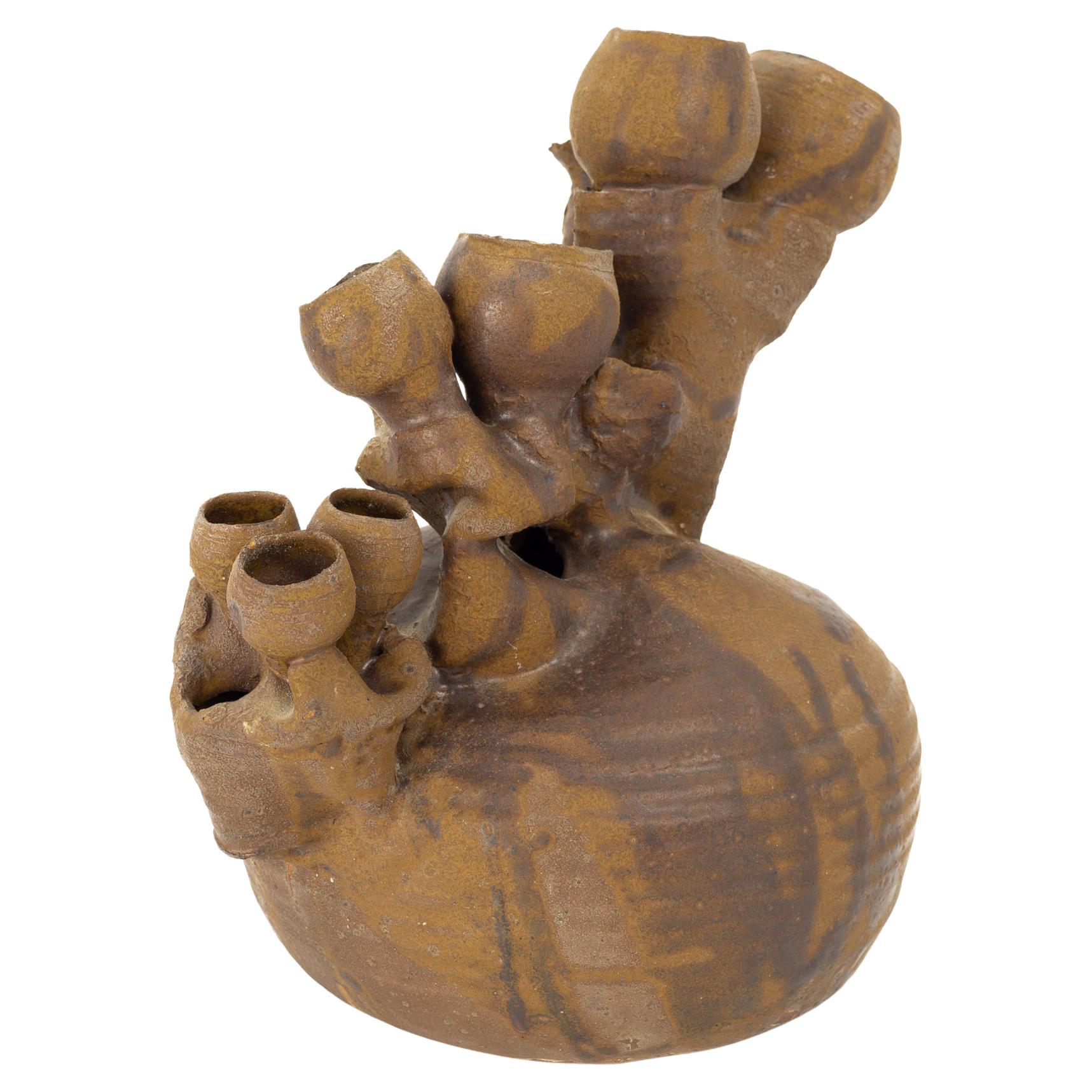 Set of Six Edna Arnow Studio Pottery Canisters at 1stDibs