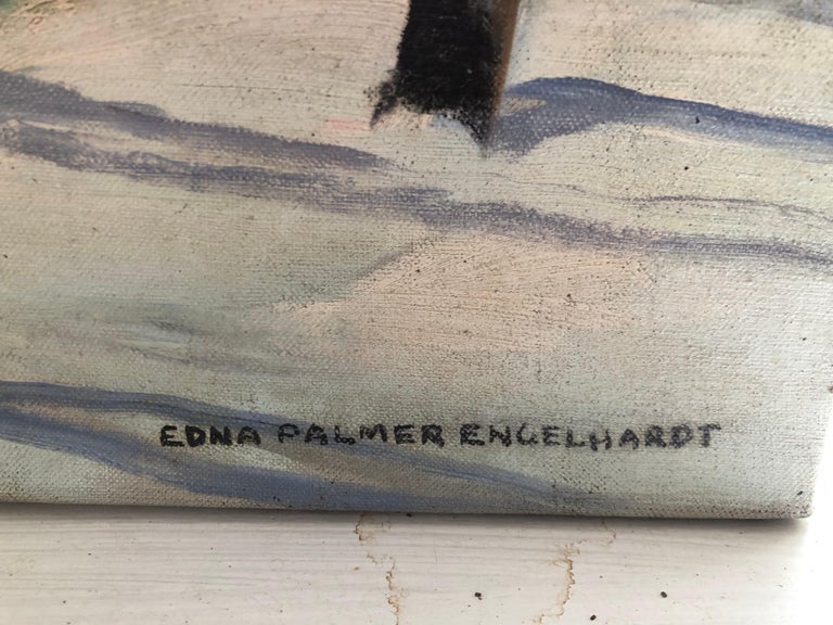 Edna Engelhardt "Snow Scene" For Sale at 1stDibs