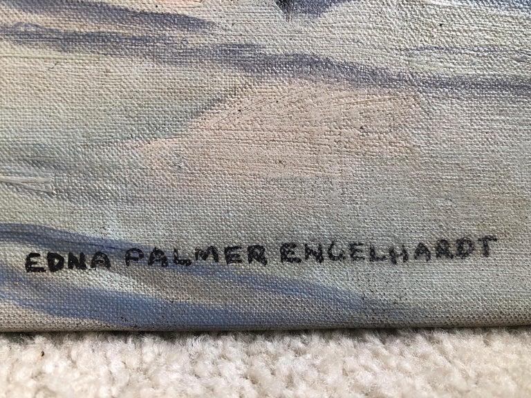 Edna Engelhardt "Snow Scene" For Sale at 1stDibs