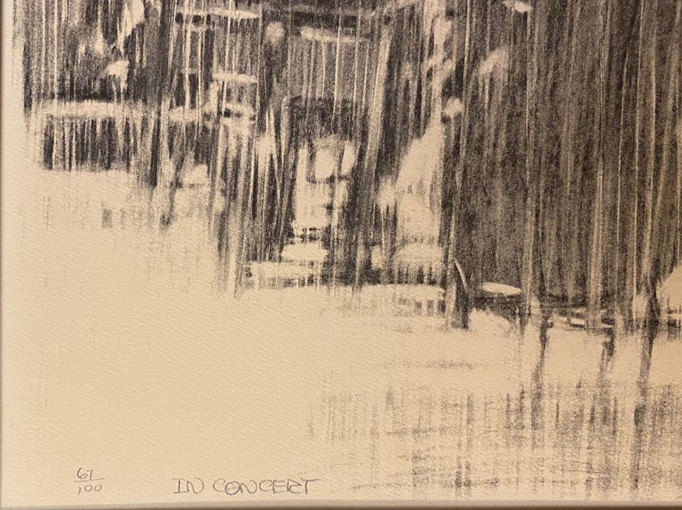 Edna Glaubman, Miami Florida Modern Artist Lithograph Titled "in ...