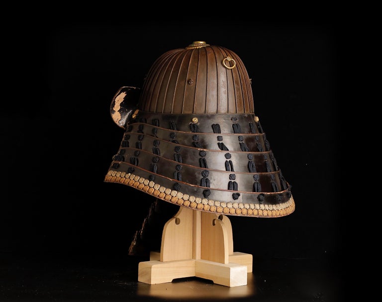Edo-era Samurai Helmet and Mask Set: An Authentic Piece of History from ...