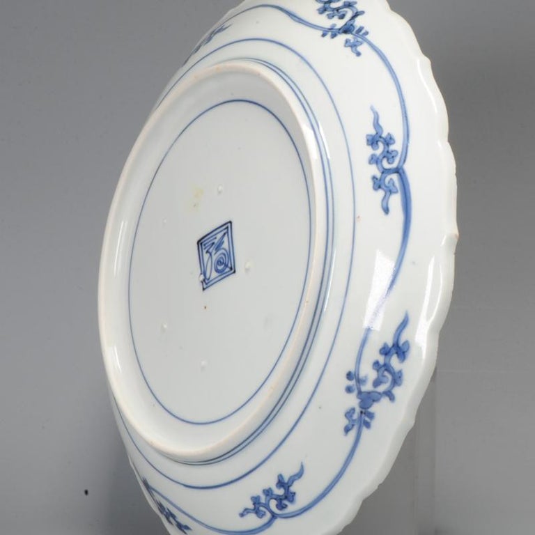 Edo Period 1680-1690 Japanese Porcelain Dish Kakiemon Figures Bird ...