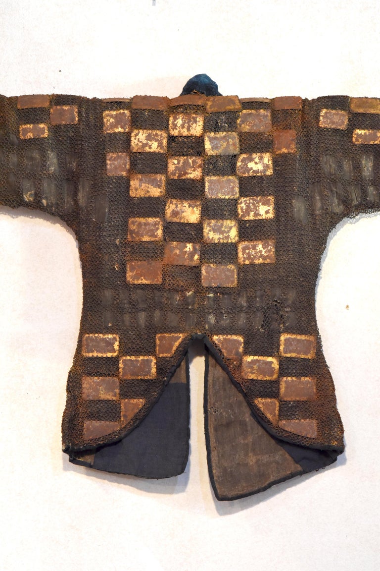 Edo Period Chain Mail Armor Jacket, Kusari or Karuta, Japan For Sale at ...