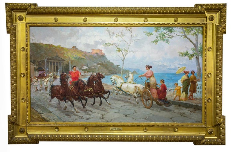 Edoardo Ettore Forti - On the road to Cumae For Sale at 1stDibs