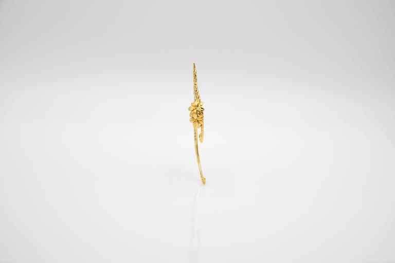 EdoEyen Right Side Neang Neak Serpent Ear Cuff in 18k Gold Plated Brass ...