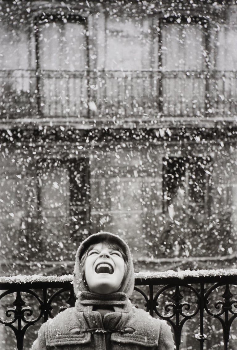 Edouard Boubat - Florence Sous La Neige, Paris, 1959 For Sale at 1stDibs