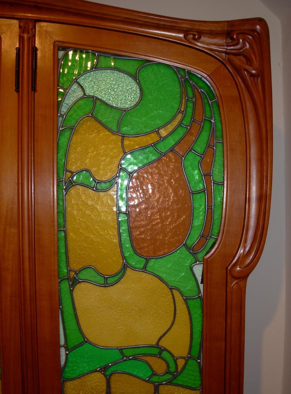 Edouard Colonna Art Nouveau Paris "Bibliotheque Victor Hugo" Cabinet ...