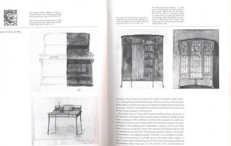 Edouard Colonna Art Nouveau Paris "Bibliotheque Victor Hugo" Cabinet ...