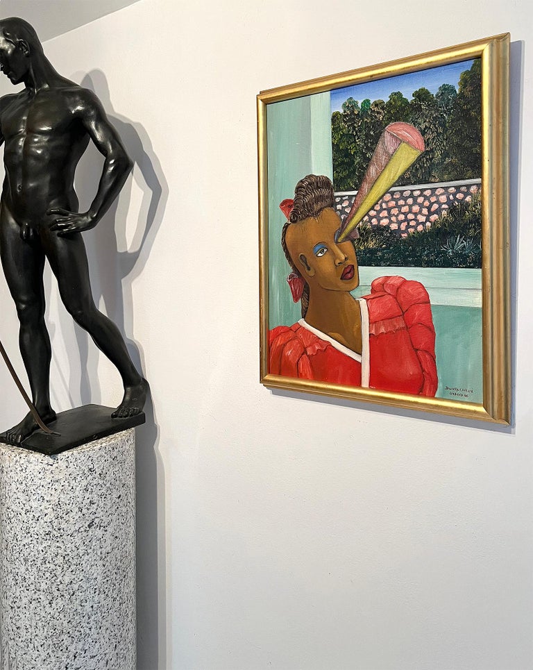 Edouard Duval-Carrié - The Vision - Surreal Black Female Portrait For ...