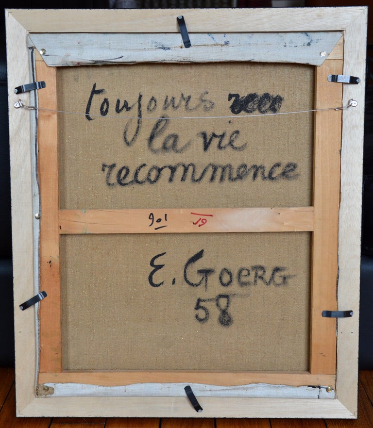Edouard Goerg - Toujours la Vie Recommence For Sale at 1stDibs