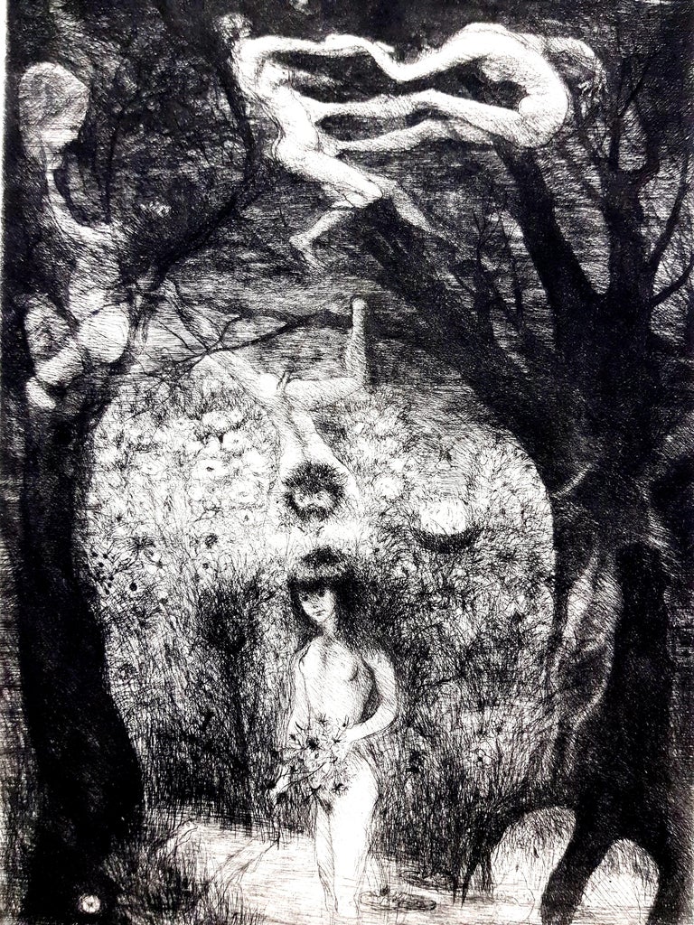 Edouard Goerg - Edouard Goerg - Magic Jungle - Original Etching For ...