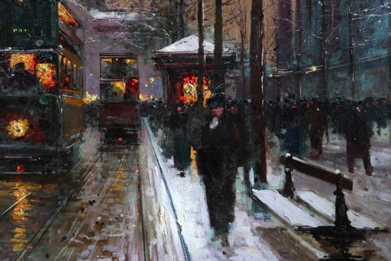 Édouard Leon Cortès - Boulevard de la Madeleine Paris - Nuit - Figures ...
