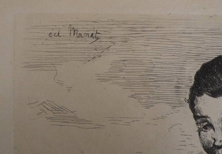 Édouard Manet - Boy with a Dog - Original Etching (Guerin #27 and ...