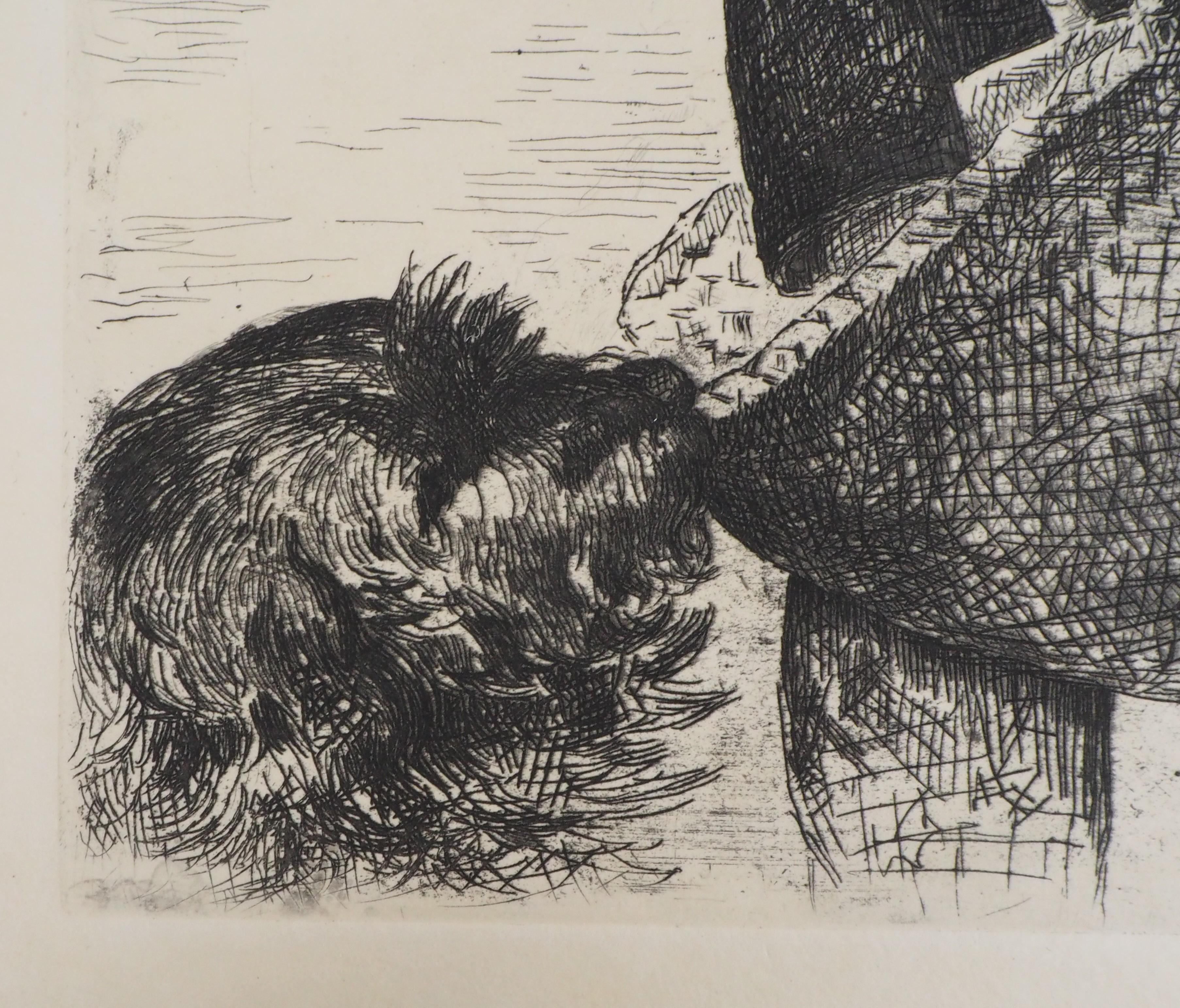 Édouard Manet - Boy with a Dog - Original Etching (Guerin #27 and ...