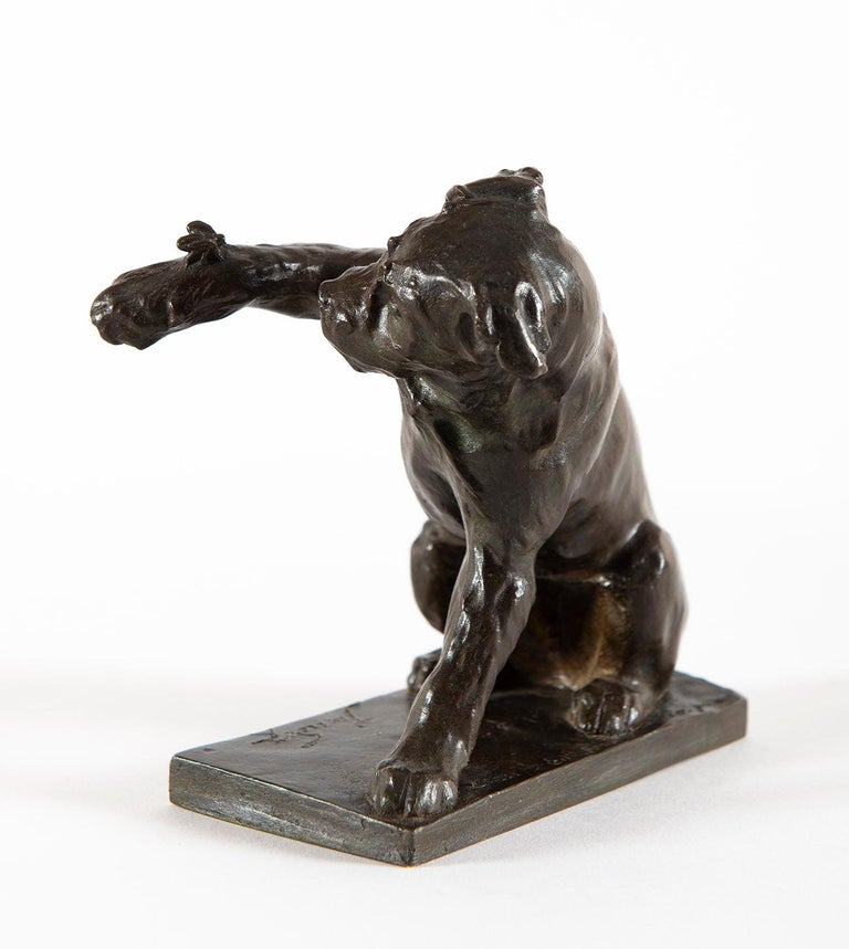 Edouard-Marcel Sandoz - Chien à la sauterelle, by Sandoz, Animals ...