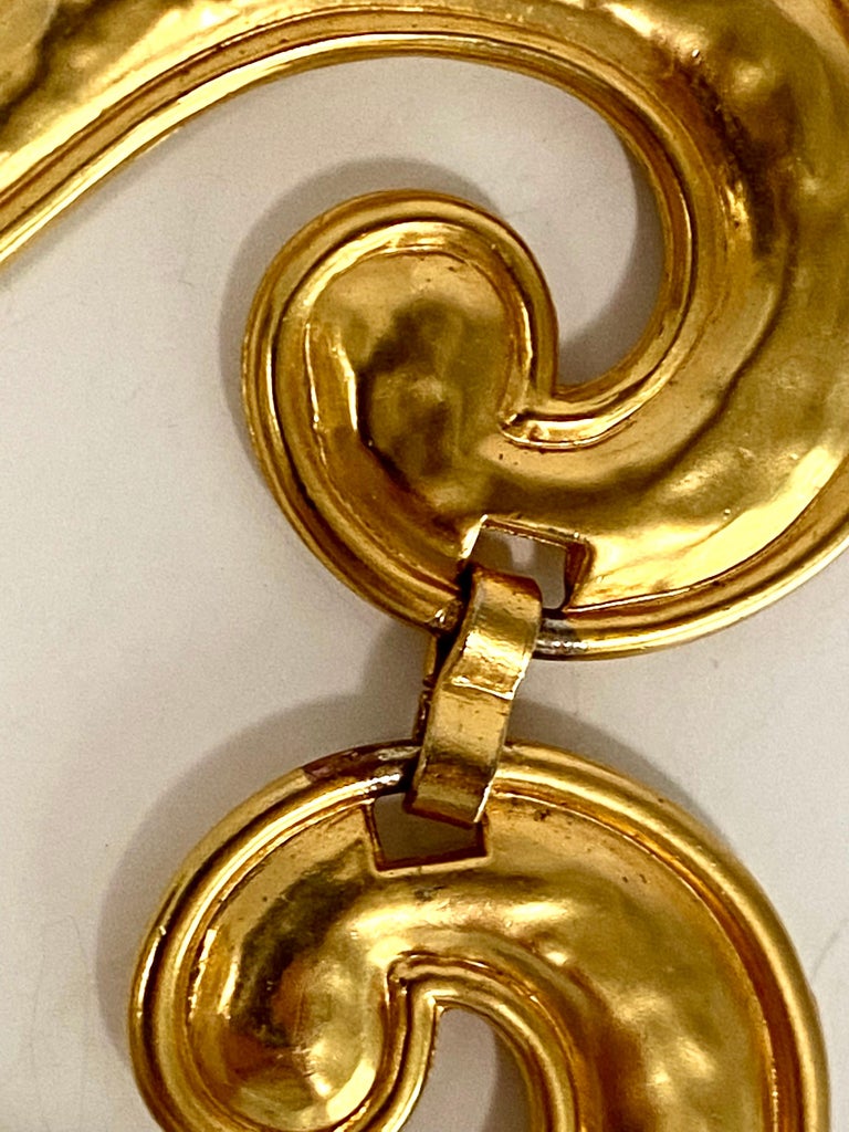 Edouard Rambaud 1980s Gold Etruscan Style Collar Necklace For Sale at ...